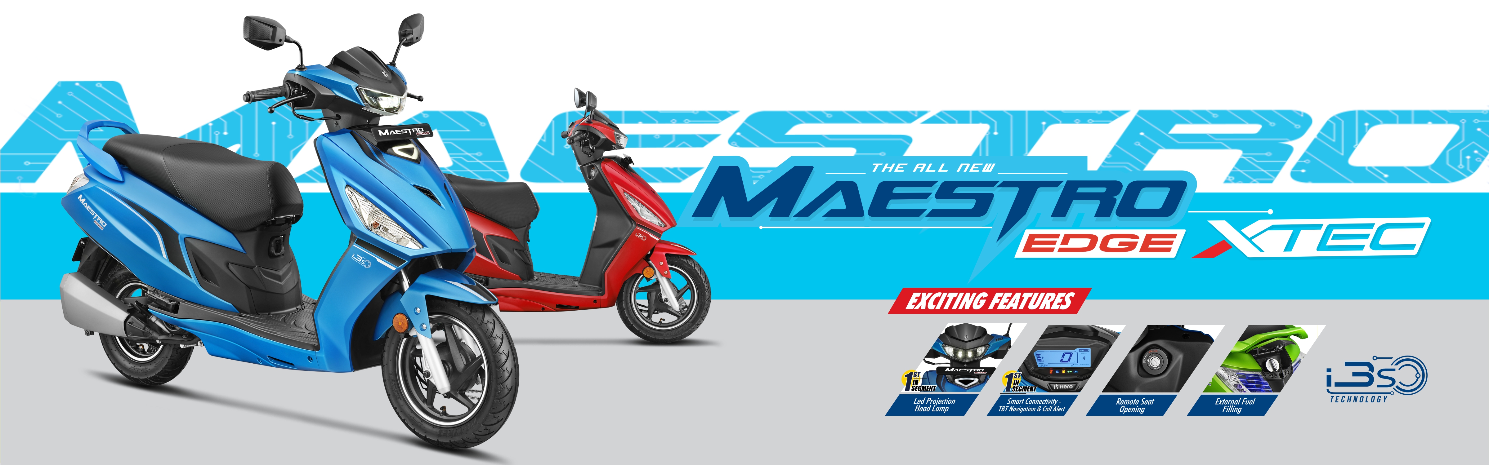 Hero Maestro Edge Xtec: Price, Features, Colours & Specs